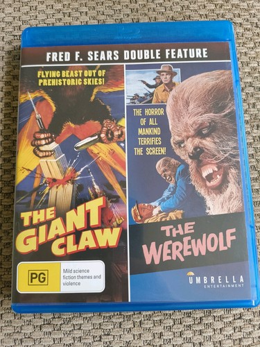 Fred F. Sears double feature Blu-ray:- The Giant Claw / The Werewolf ...