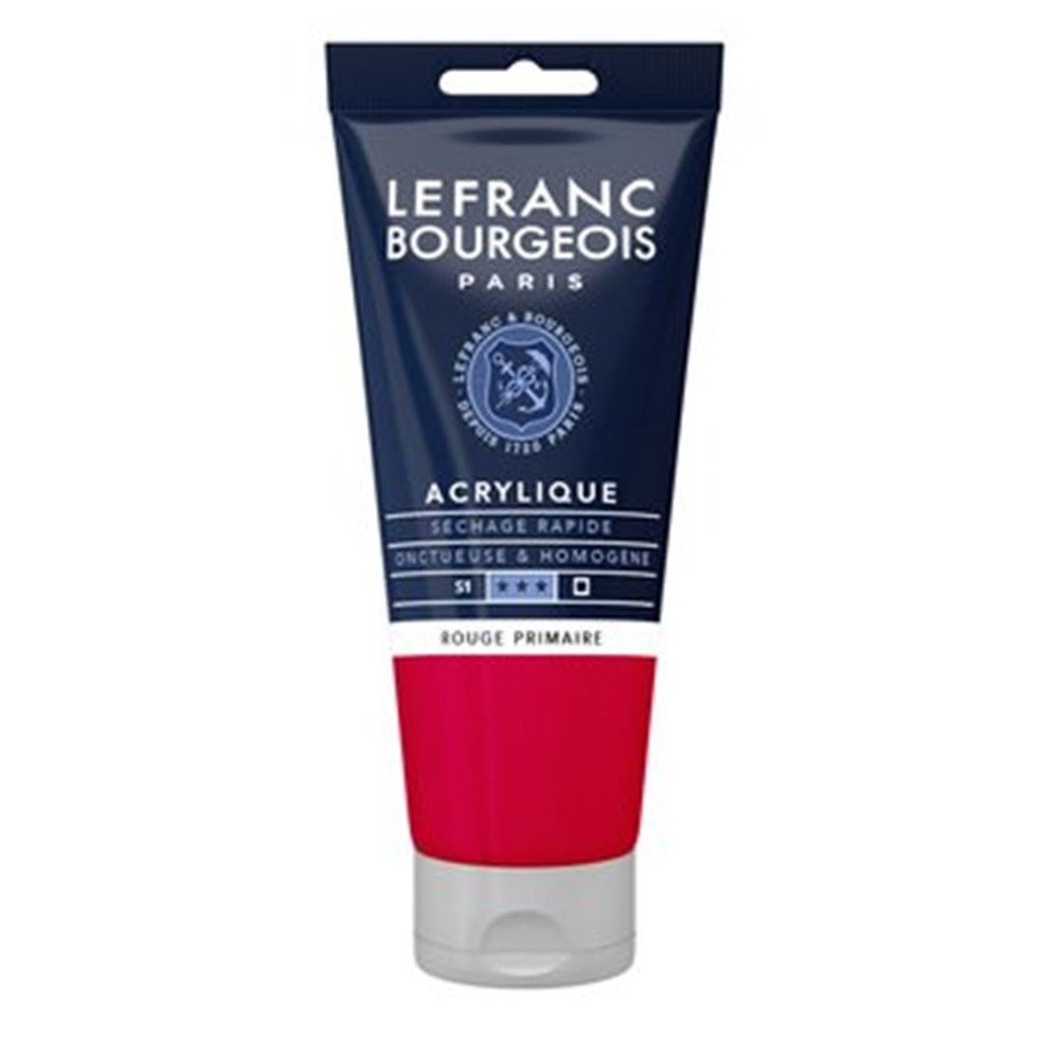 Acrylic Fine Tube Ml.80 Series 1 437 Red Primary Lefranc Bourgeois | eBay