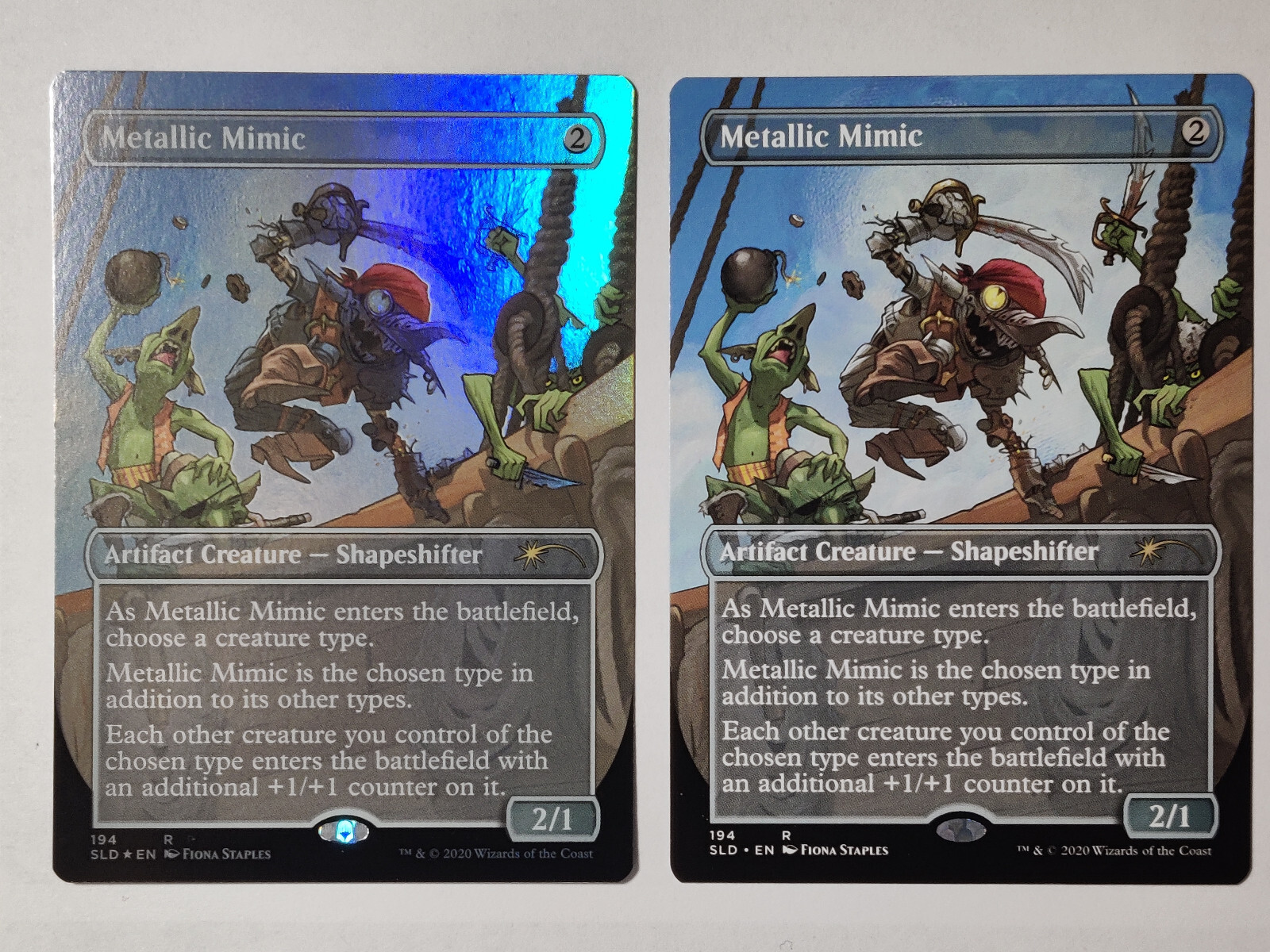 MTG Secret Lair Metallic Mimic -SLD Fiona Staples #194 [UPick Foil/Reg ...
