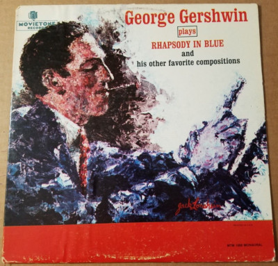 33RPM Movietone George Gershwin Plays Rhapsody Blue Favorite ...