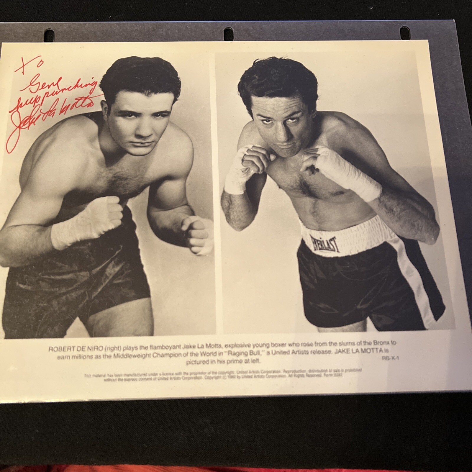 Choose 1 - Joe Frazier - Jake La Motta - BOXING - Larry Hagman - W. W ...