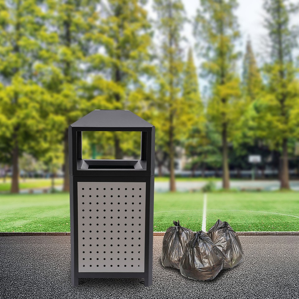 Industrial Waste Container Outdoor Trash Can Garbage Enclosure Build-in ...