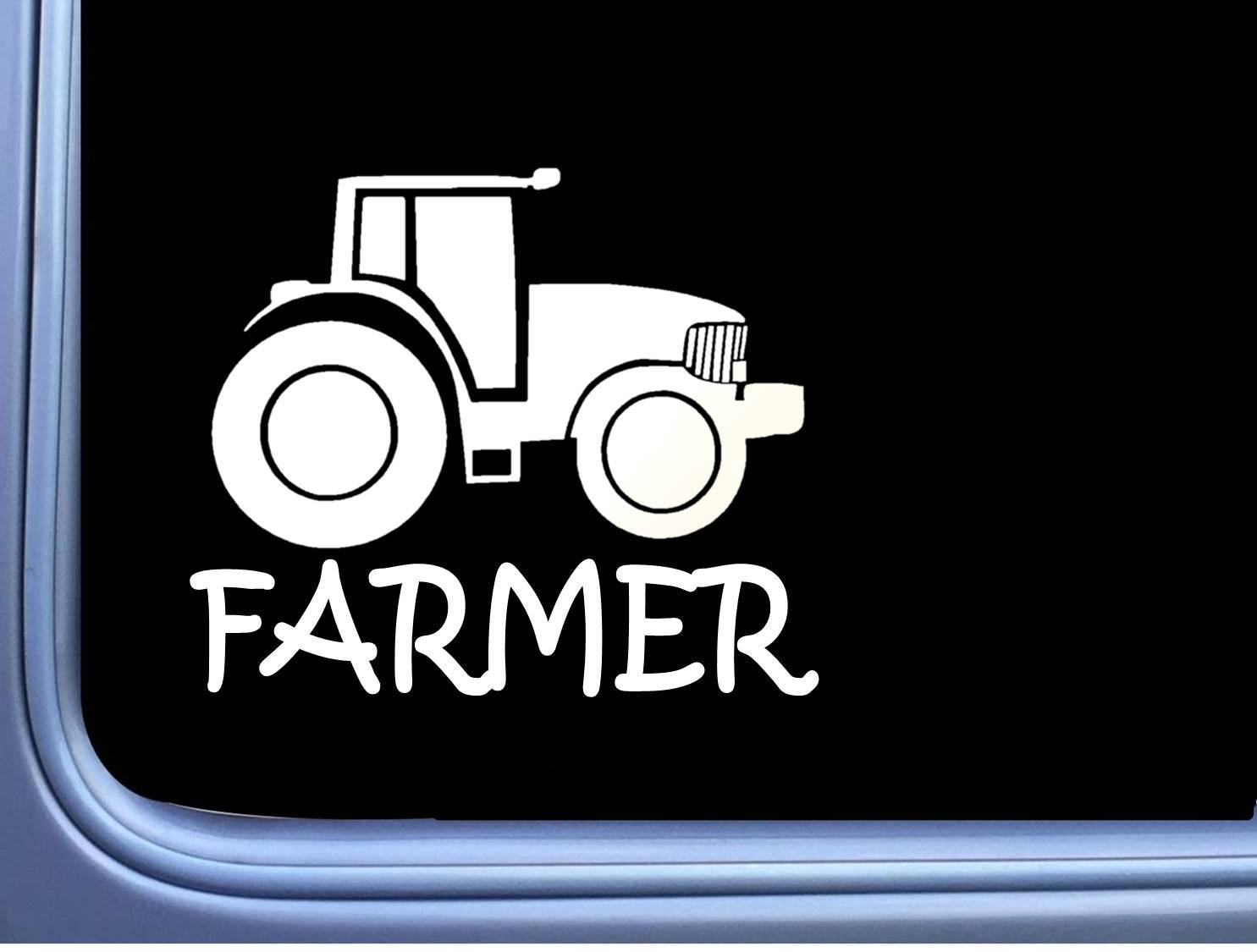 Farmer Tractor L827 6 inch Sticker diesel farm plow decal | eBay