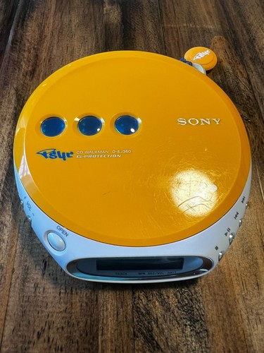 Sony D-EJ360 Yellow CD Walkman PSYC G-Protection Portable Player ...