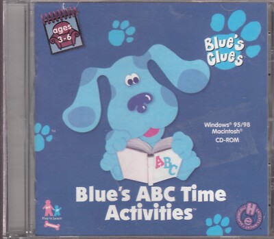 PC CD-ROM: BLUE'S CLUES - ABC Time Activities - Nickelodeon Nick Jr. | eBay