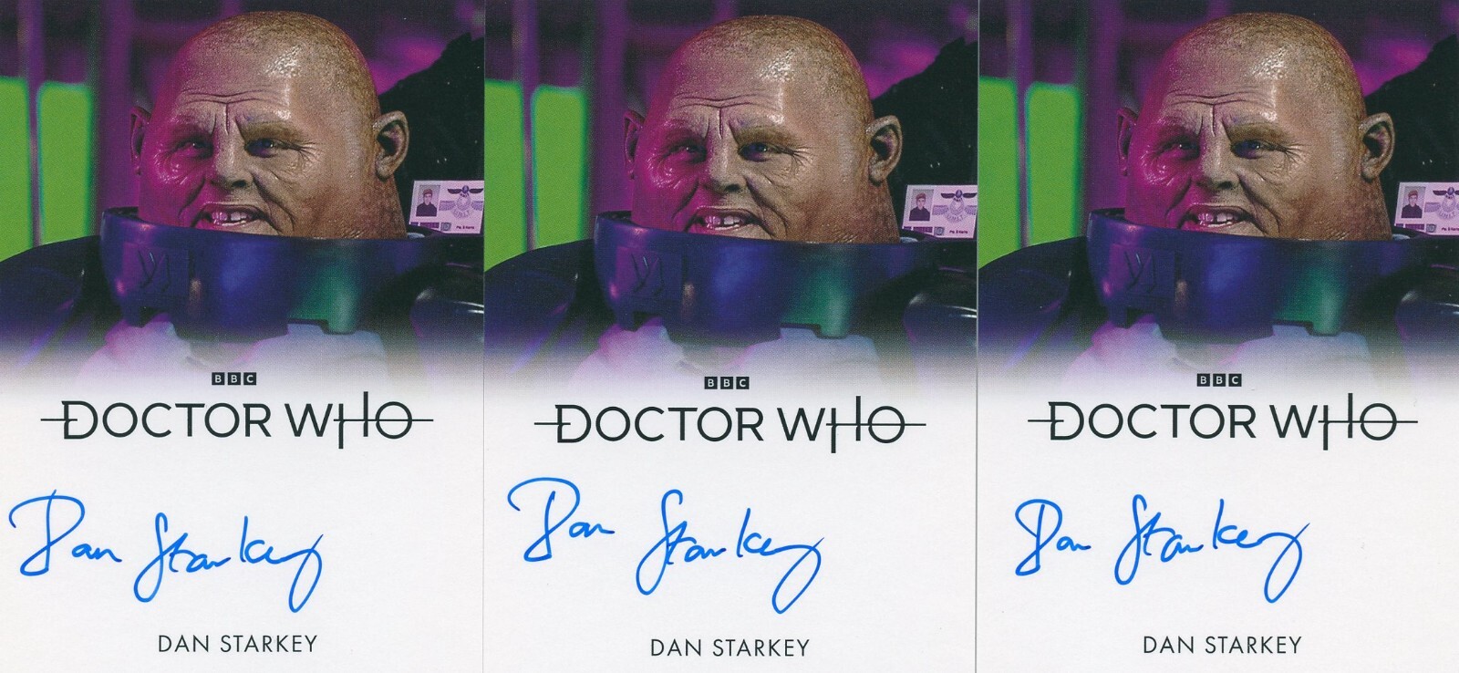 VL HTF New 2023 Doctor Who Autograph card Dan Starkey as Commander ...