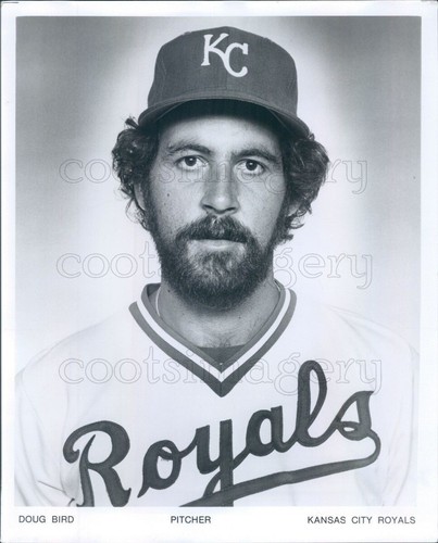 1978 Press Photo Doug Bird Kansas City Royals MLB Baseball | eBay