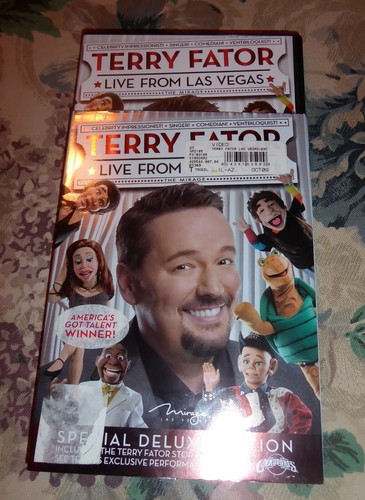 TERRY FATOR DVD LIVE FROM LAS VEGAS SPECIAL DELUXE EDITION + slipcover ...