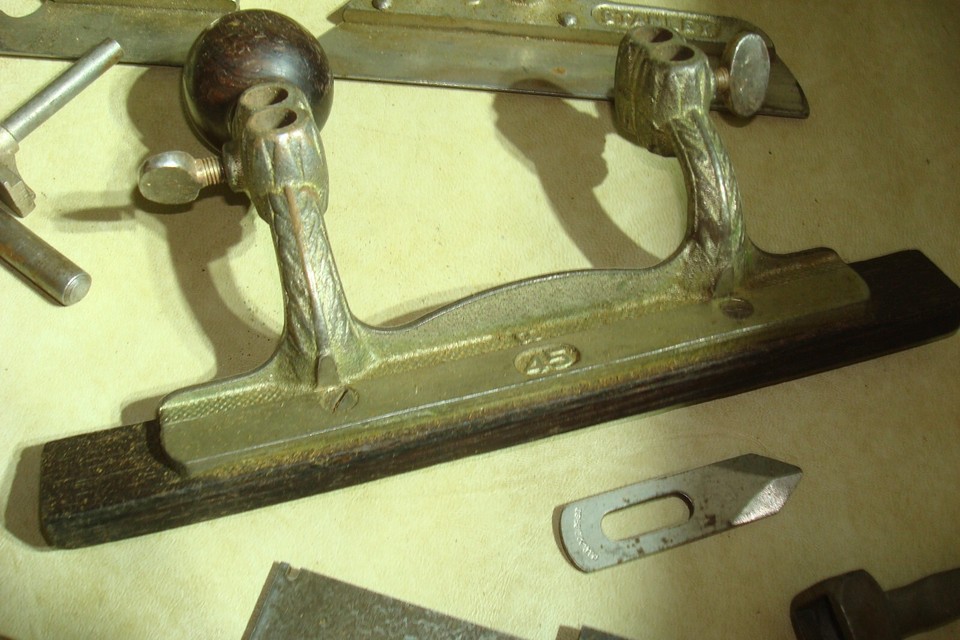 Antique Stanley Rule & Level Co No 45 Combination Plane in original Box ...