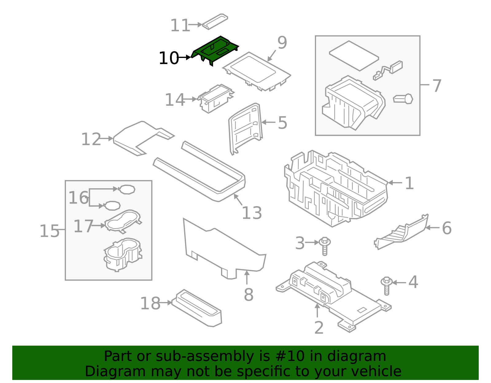 Genuine Ford Panel Assembly Console LC5Z-78045A76-AA for sale online | eBay