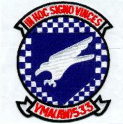 4" MARINE CORPS VMA(AW)-533 SQUADRON EMBROIDERED PATCH | eBay