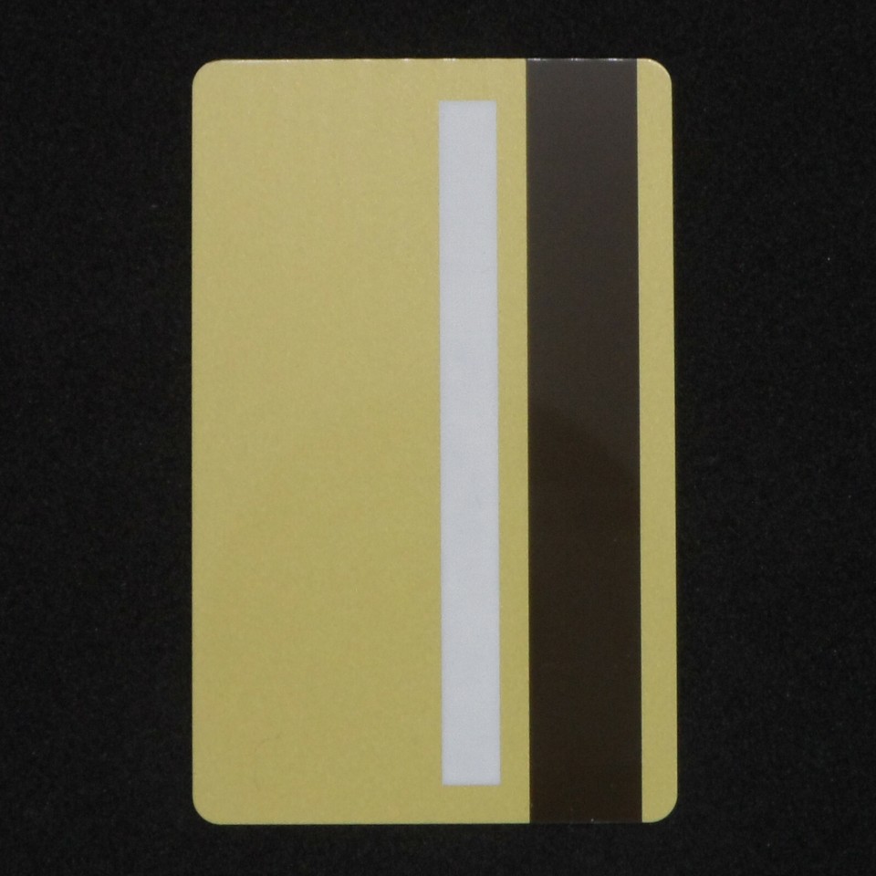 10 pcs Gold Magnetic Stripe Cards Credit Card ID Type Clone / Read ...