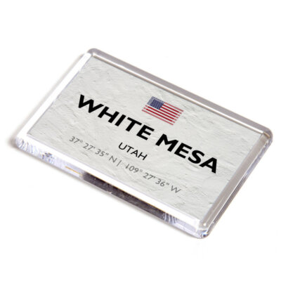 FRIDGE MAGNET - White Mesa - Utah - USA - Lat/Long | eBay UK