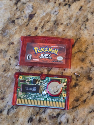 Pokémon: Ruby Version Game Boy Advance GBA 2003 Authentic Cart Only ...