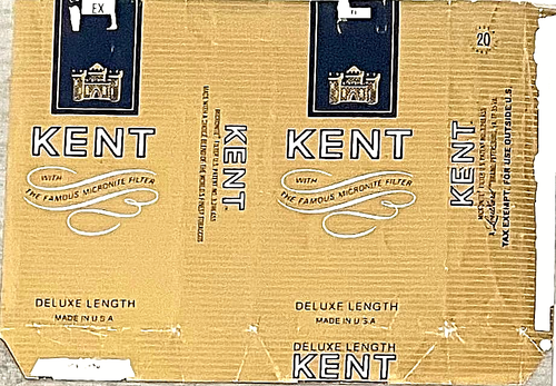 Kent - Vintage Cigarette Collection - USA 🇺🇸 - 70s - Empty | eBay