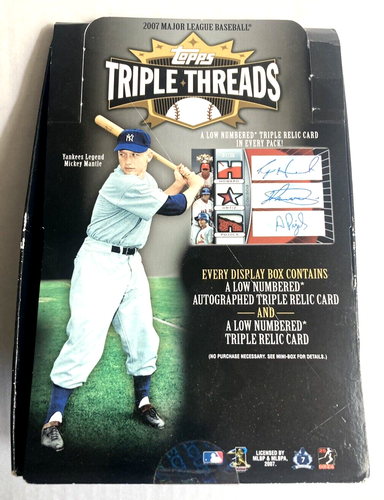 2007 Topps Triple Threads Baseball EMPTY Box | eBay