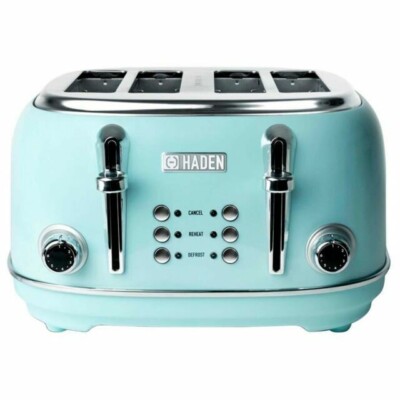 Haden 75005 4-Slice Toaster - Turquoise Light Blue 17342750050| eBay