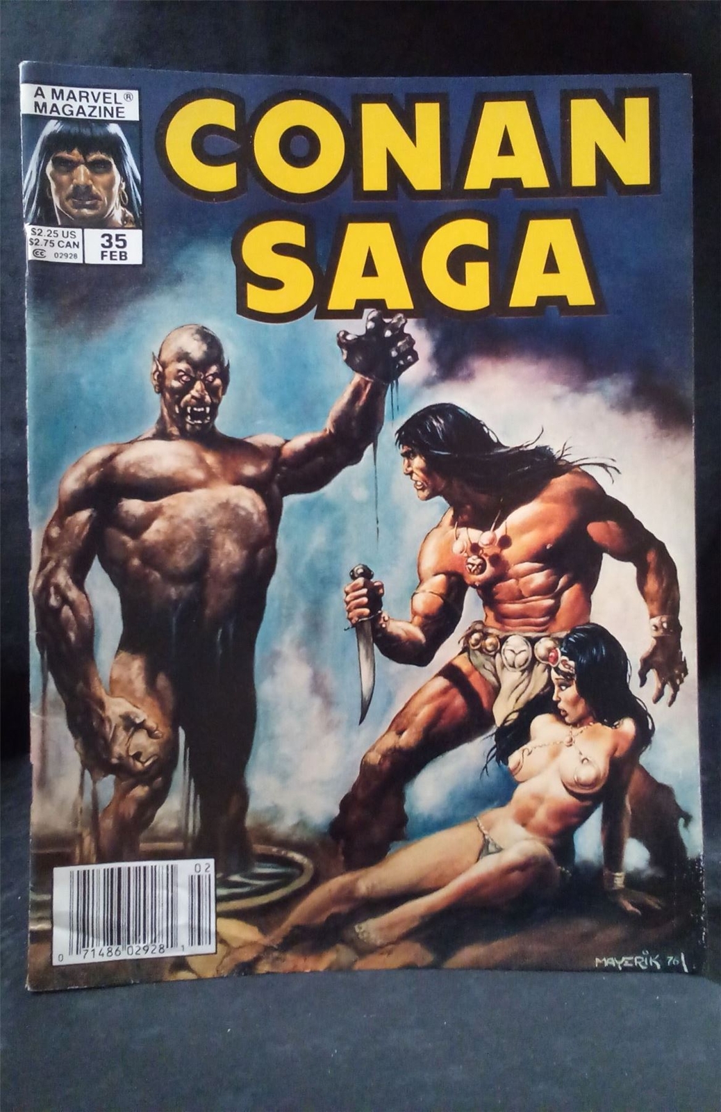 Conan Saga #35 1990 Marvel Comics Comic Book b&b | eBay
