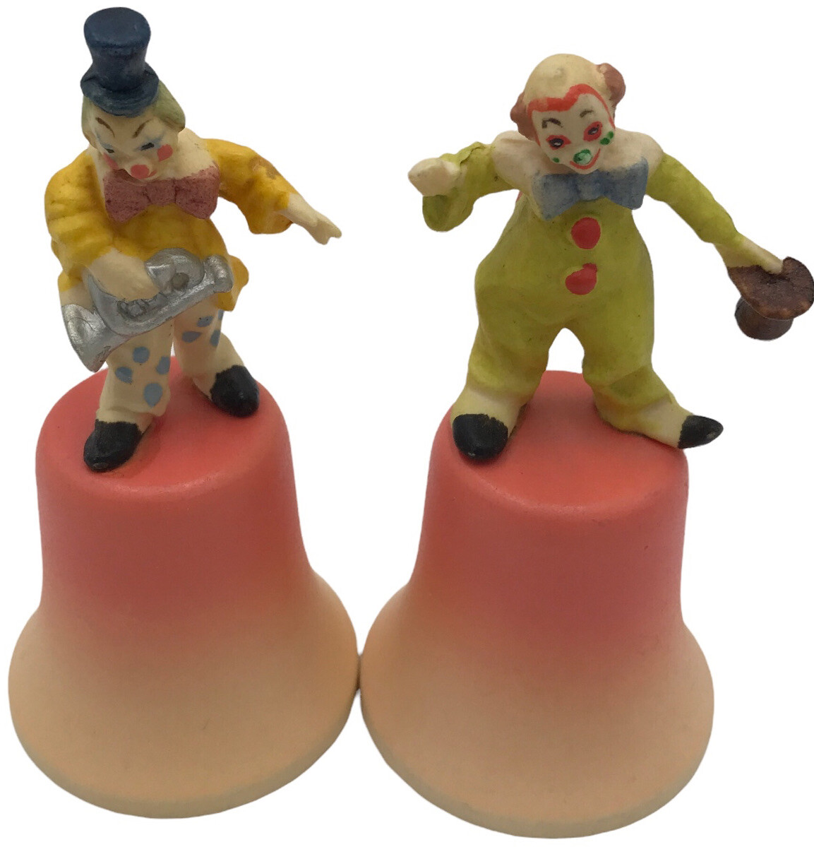 Anri Toriart Clown Ombre Bells Figurines 2 Count 3" | eBay