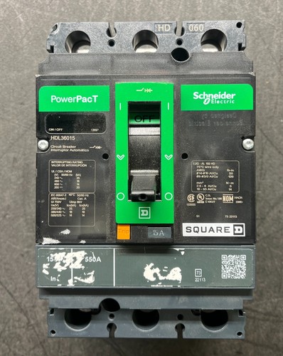 Square D HDL36015 POWERPACT Circuit Breaker 15 AMP | eBay