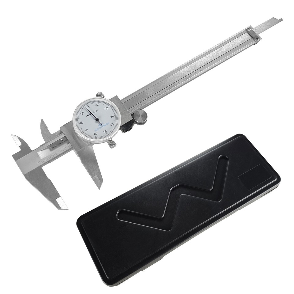 0-6" Imperial Calipers 4 Way Dial Caliper 0.001" Shock Proof New | eBay