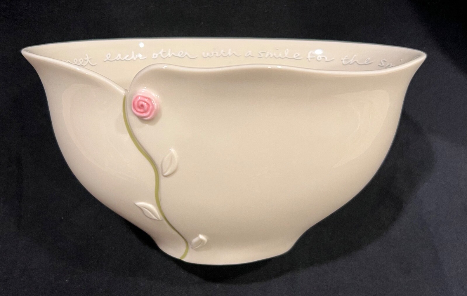 Lenox Sarah Magsamen Simply Said 7" Bowl with Inscription-New | eBay