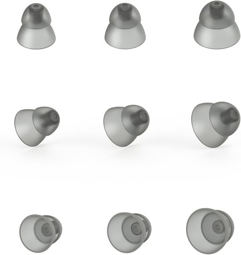 Resound Compatible Hearing Aid Domes Smoky Power Dome Ear Medium 20pcs ...