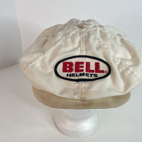 Vintage Bell Helmets Painter Hat, White, Newsboy Flat Top, Cap | eBay