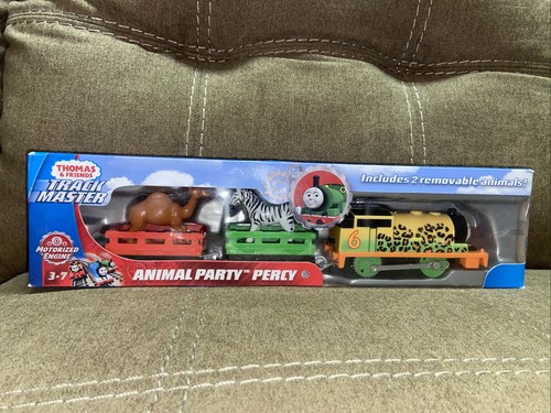 Trackmaster Thomas & Friends Animal Party Percy Engine Fisher Price New ...