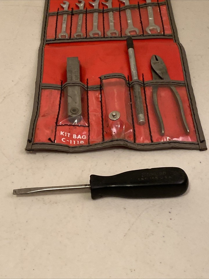 Vintage Snap-On 2011B-IT-K Ignition Tune-Up Kit Set w/ C-111B Kit Bag | eBay