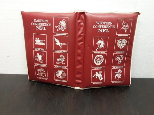 Vintage 1960's NFL 7 Teams Seat Cushion Eastern/Western Conferences | eBay