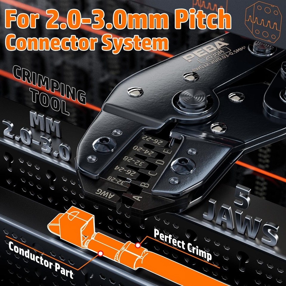 Micro Connector Pin Crimping Tool Kit 28 Types JST-PH 2.0mm/JST-XH 2 ...