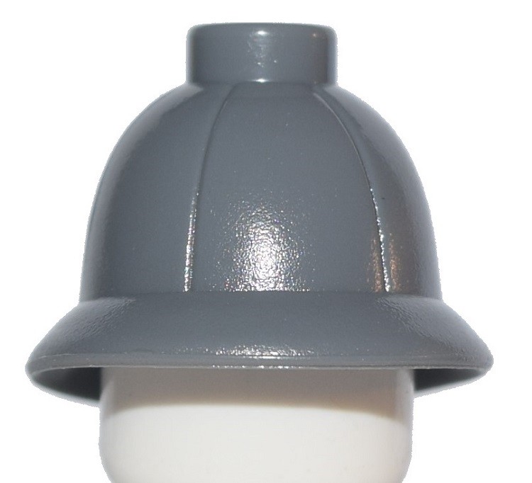 LEGO Dark Bluish Grey Hat Pith Helmet Safari Wear Minifig Headgear ...