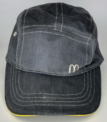 Mcdonalds Panel Hat Employee Hat Cap Gray Hat Cap Uniform c49 | eBay