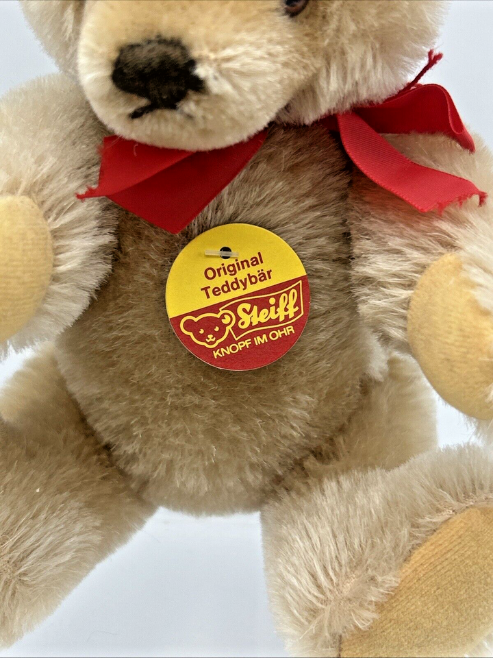 Steiff 0201/26 Mohair Teddy Bear – 10" Blonde Original Teddy – Vintage ...