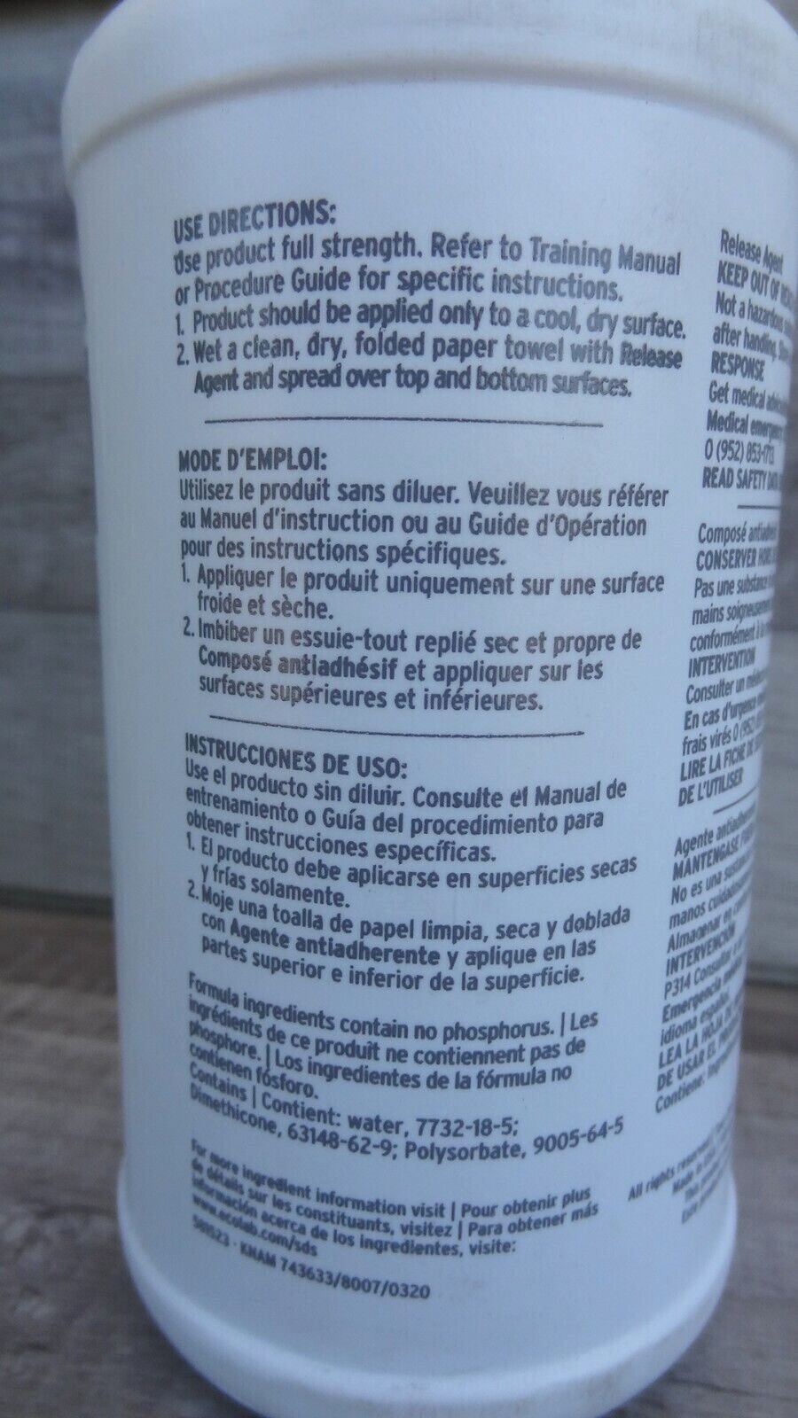 Kay RELEASE AGENT ~ Case of 4 ~ 16 oz/ea ~ 04084-042 ~ Exp. 03/24 | eBay