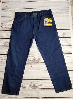 New Rustler By Wrangler Men's Blue Jeans Regular Fit 42 x 30 NWT ...