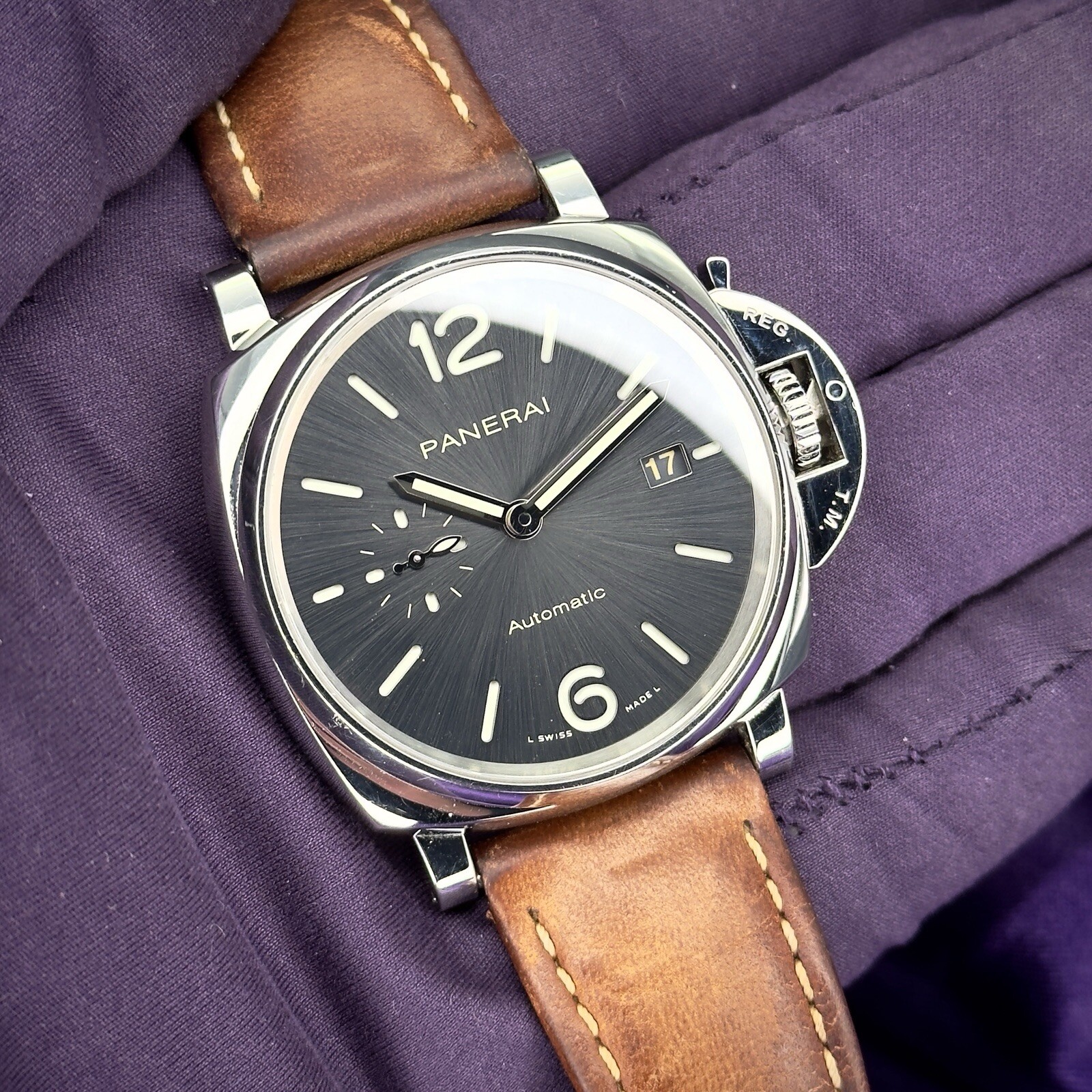 Panerai Luminor Due Gray Men's Watch - PAM00904 for sale online | eBay