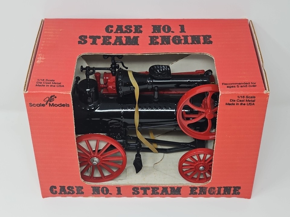 VINTAGE SCALE MODELS ERTL CASE NO. 1 STEAM ENGINE DIECAST 1:16 SCALE ...