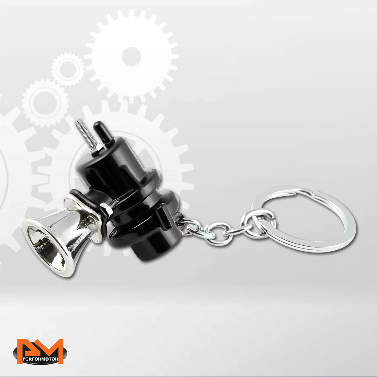 TURBOCHARGER BLOW OFF VALVE BOV STYLE CAR KEYCHAIN ALLOY KEYRING KEY ...