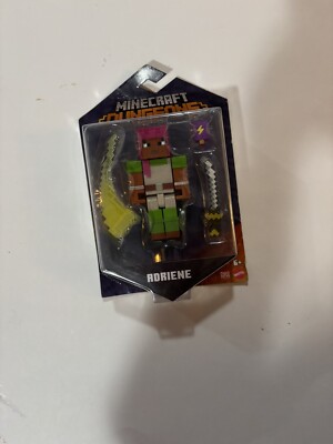 Minecraft Dungeons Adriene 3.25" Figure 2020 NIB Great Condition! | eBay
