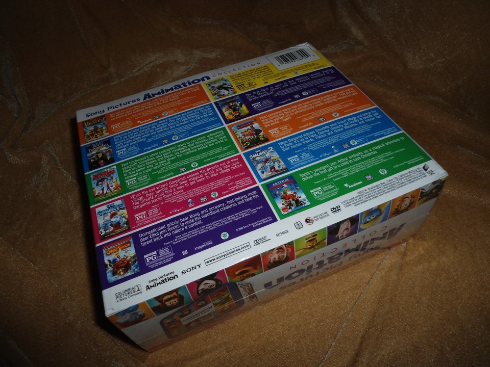 Sony Pictures Animation Collection 10-DVD + Lunchbox Gift Set (2016 ...