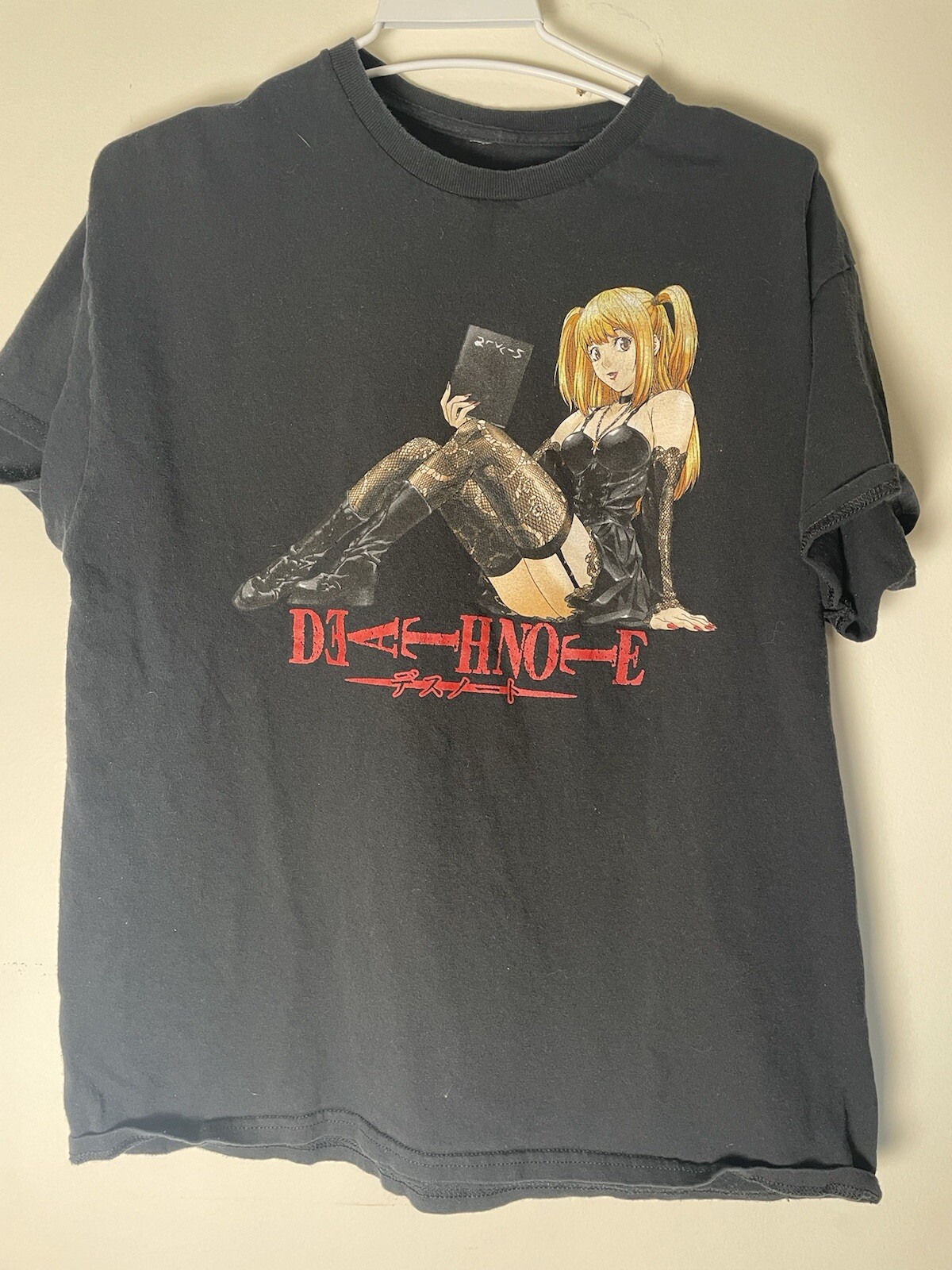 Death Note Misa Amane Anime Black Graphic T- Shirt Ad… - Gem