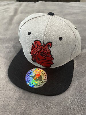 SDSU SAN DIEGO STATE THROWBACK MONTY AZTECS GRAY & BLACK SNAPBACK HAT ...