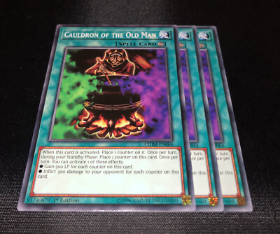 Cauldron Of The Old Man x 3 - Playset - CHIM-EN064 - 1st Edition Common ...