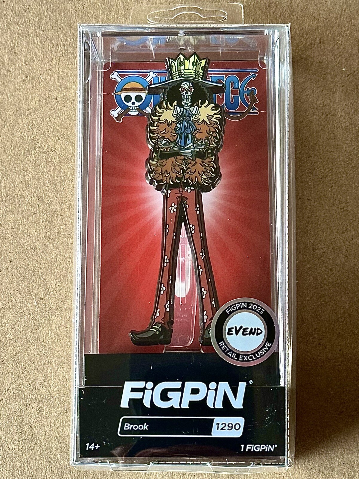 FiGPiN One Piece Brook Pin #1290 Exclusive Anime Merchandise | eBay