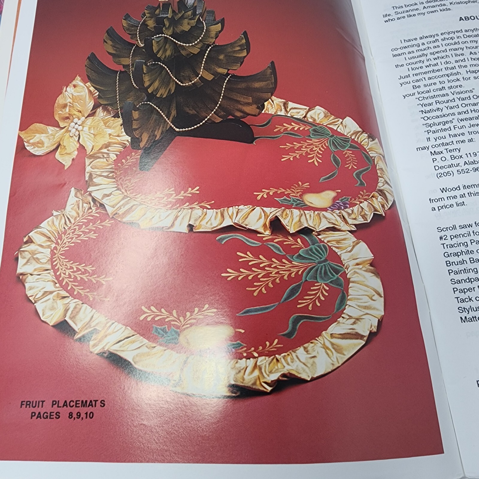 Christmas Presence By Max Terry 1993 Tole Painting Craft Book ...
