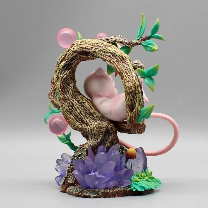 15cm Pokemon Mew Anime Figure Sleep Action Figurine PVC Statue Model ...