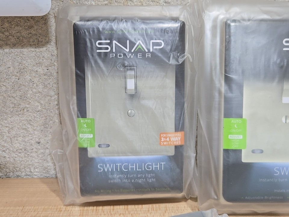 Snap Power Switchlight & Guidelight Lot Pathway Lighting (Light Almond ...