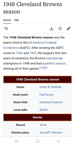 11-14-1948 San Francisco 49ers vs Cleveland Browns AAFC Champs program ...